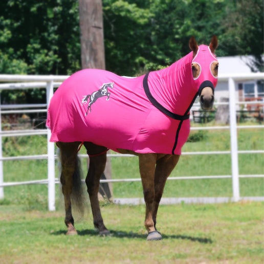 PINK LYCRA FULL BODY SLINKY – Josh Andrews Saddles